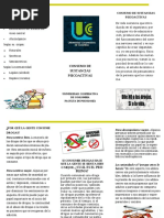 Folleto Prevenvion de Consumo de Sustancias Psicoactivas | PDF | Drogas | La dependencia de ...