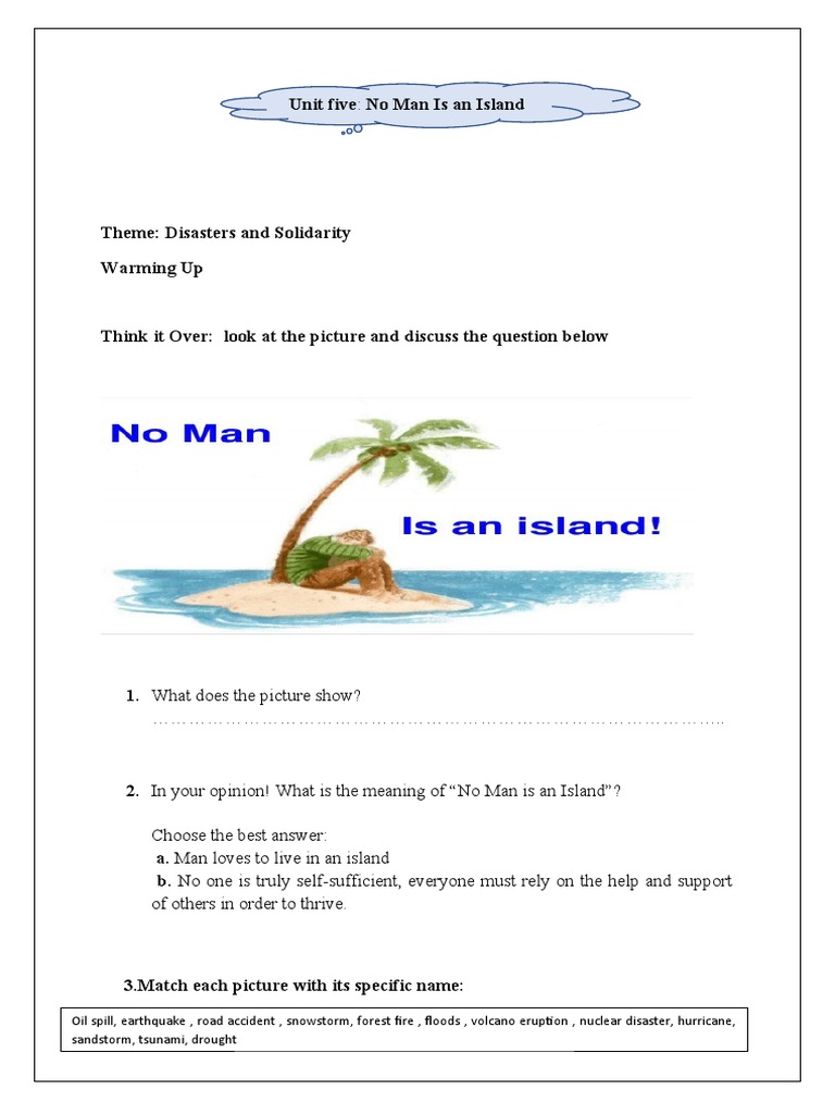 Disasters and Solidarity Lesson Plan | PDF | Politics | History
