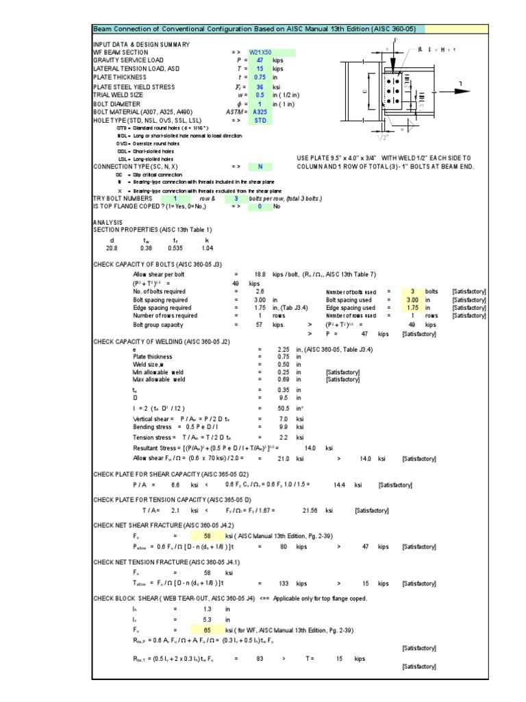 Beam Connection | PDF