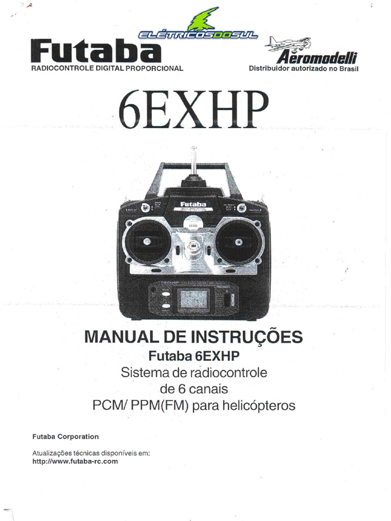 FUTABA T6EXHP Manual PT-BR | PDF