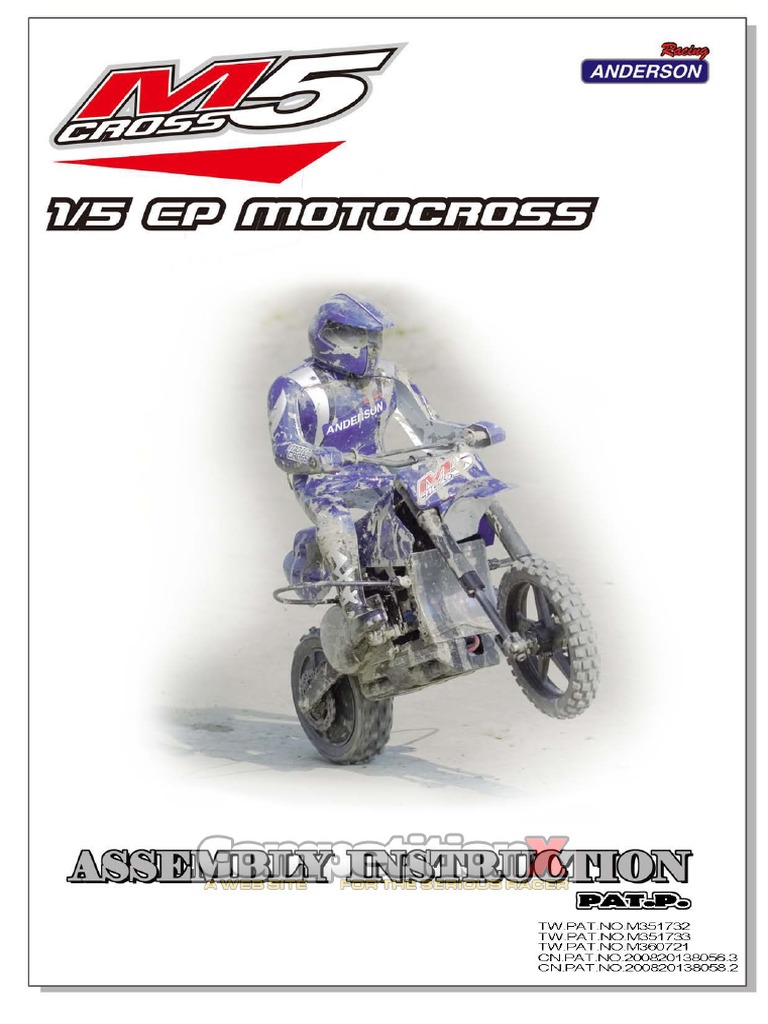 Anderson Racing m5 Motorcross Motorcycle Manual | PDF