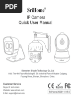 SriHome IP Camera Quick Manual | PDF | Wi Fi | Mobile App