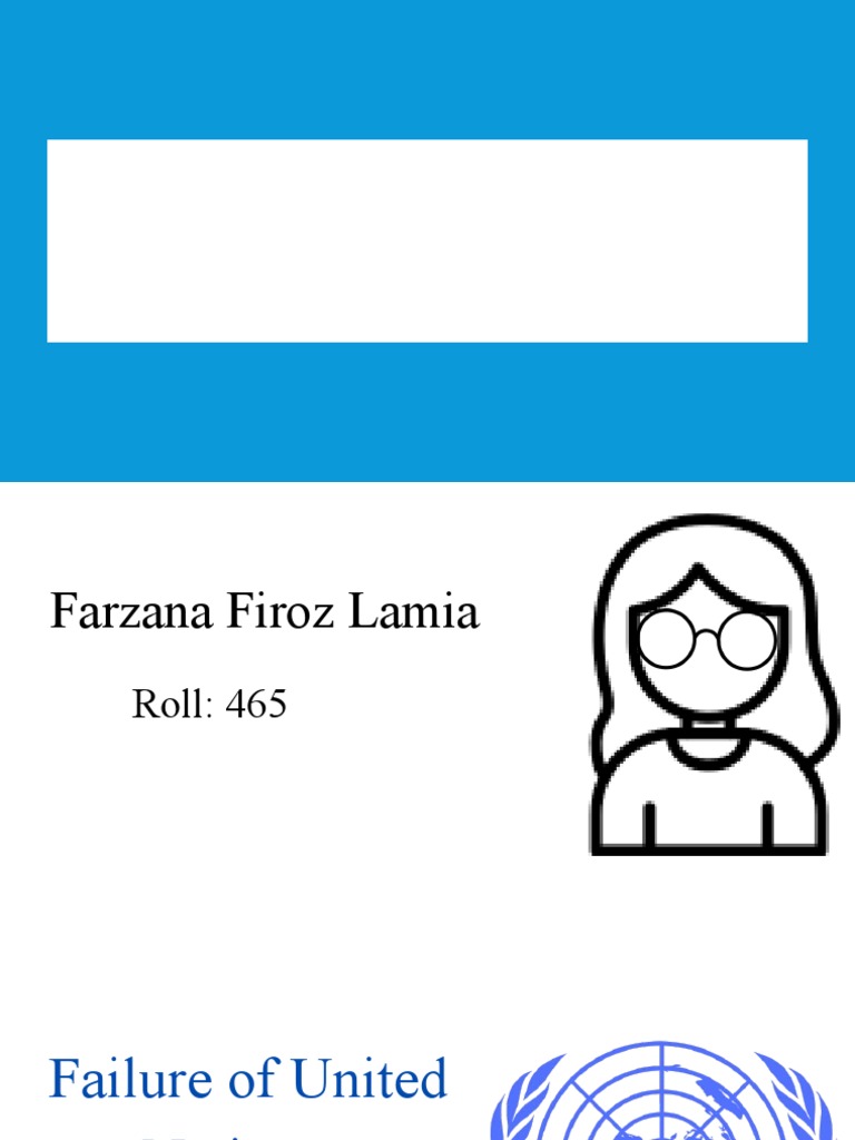 Failure of United Nation | PDF | United Nations | International Relations