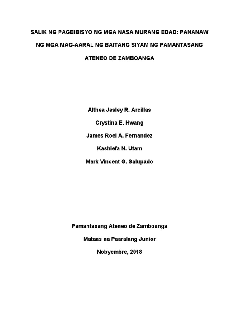 Grade 10 Pananaliksik | PDF