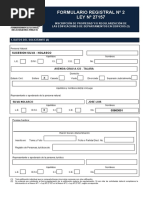 Formulario Registral N 1 Ley 27157 | PDF | Propiedad | Justicia