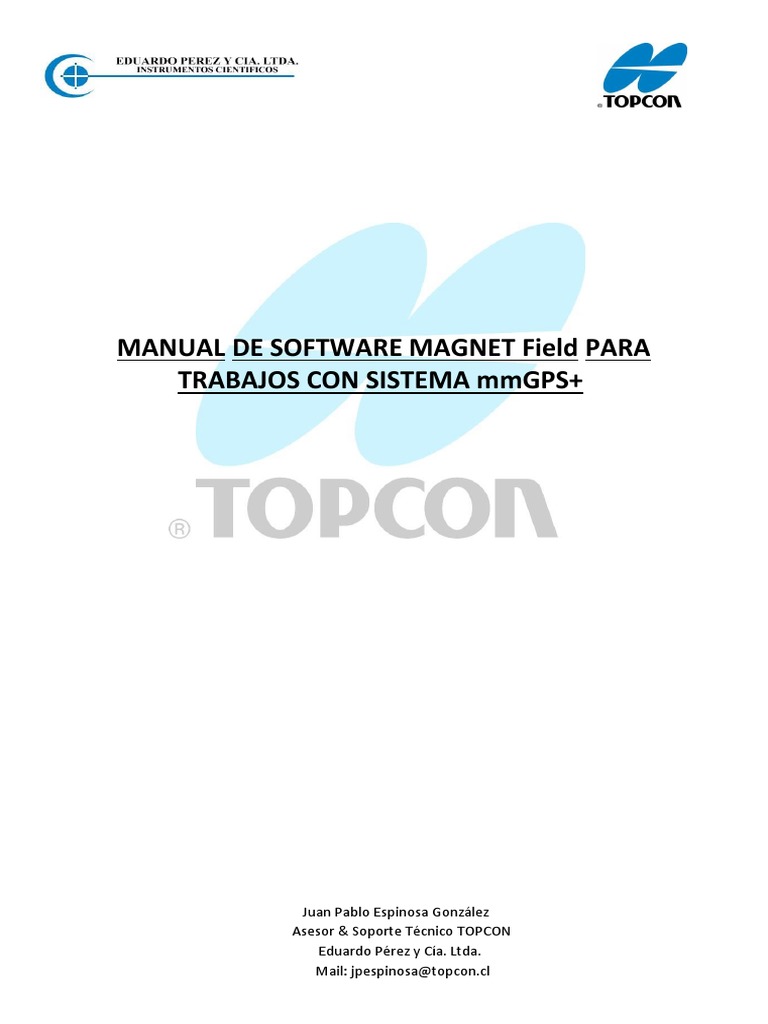MANUAL USUARIO TOPCON MAGNET Field MMGPS RTK | PDF | Sistema de ...