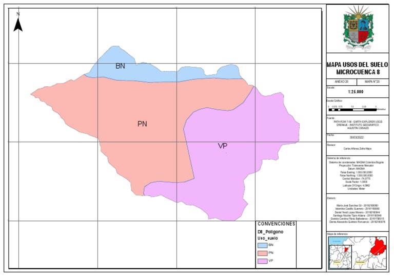 Mapa Usos Del Suelo | PDF | Geografía Física | Geofísica