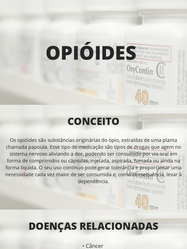 OPIÓIDES | PDF | Opioide | Fentanil