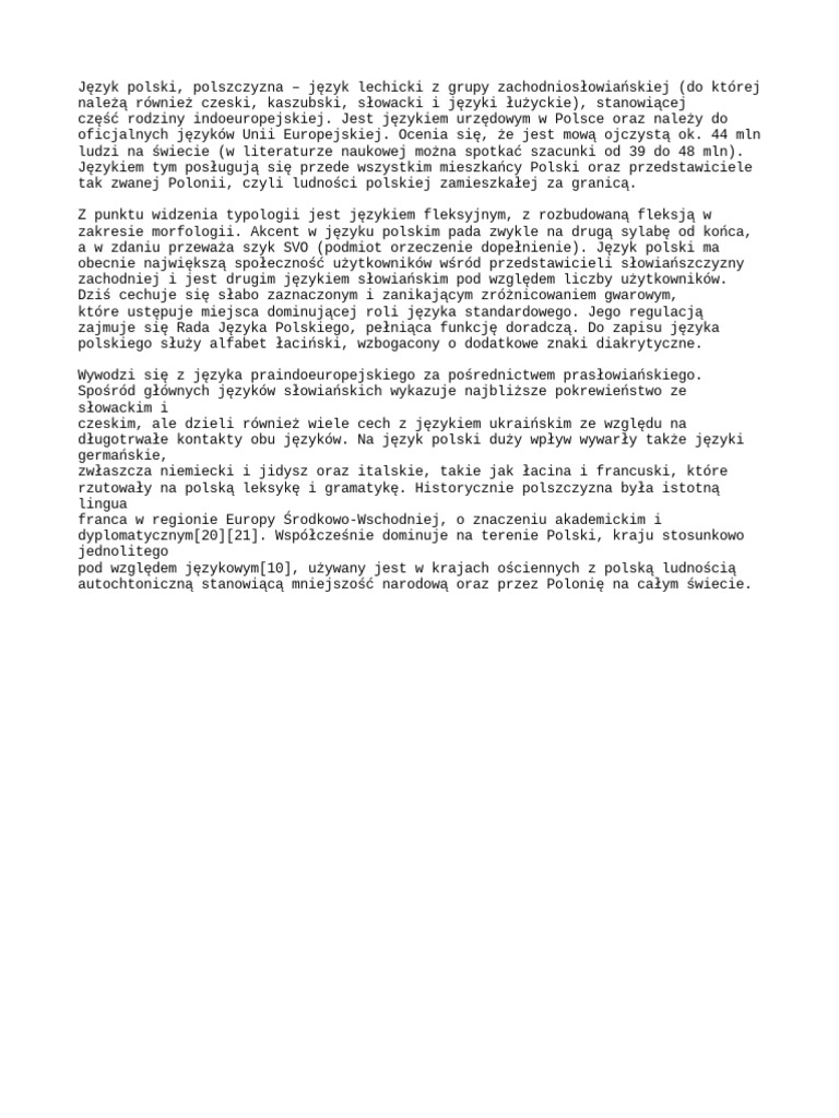 język polski | PDF