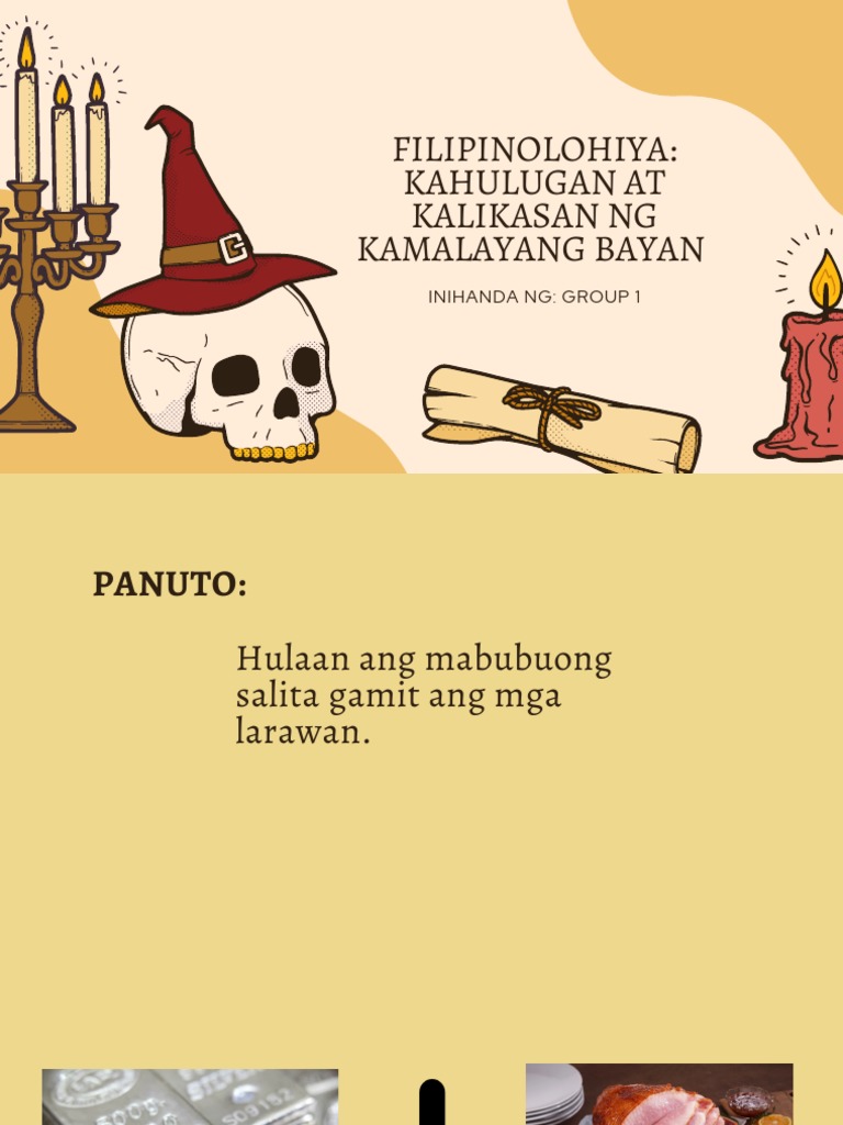 Filipinolohiya Kahulugan at Kalikasan NG Kamalayang Bayan | PDF