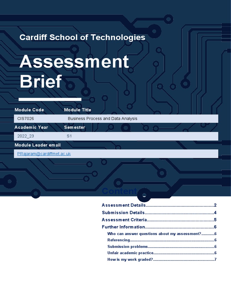 CIS7026 BPDA Assessment Main | PDF