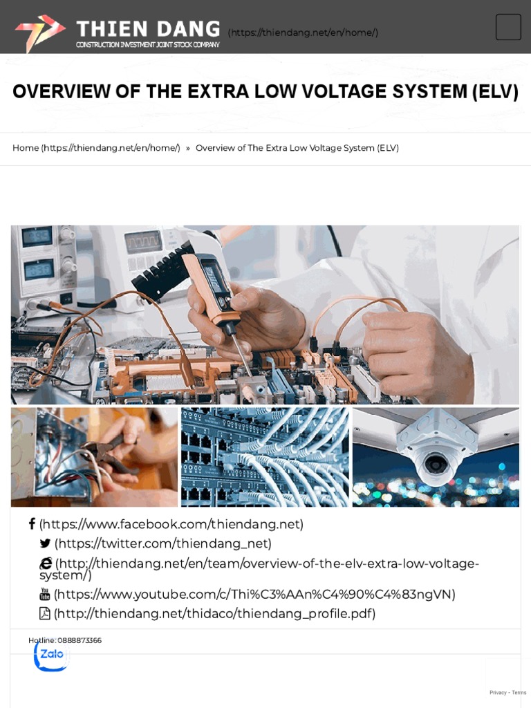 Overview of The Extra Low Voltage System (ELV) | PDF | Computer Network | Computing