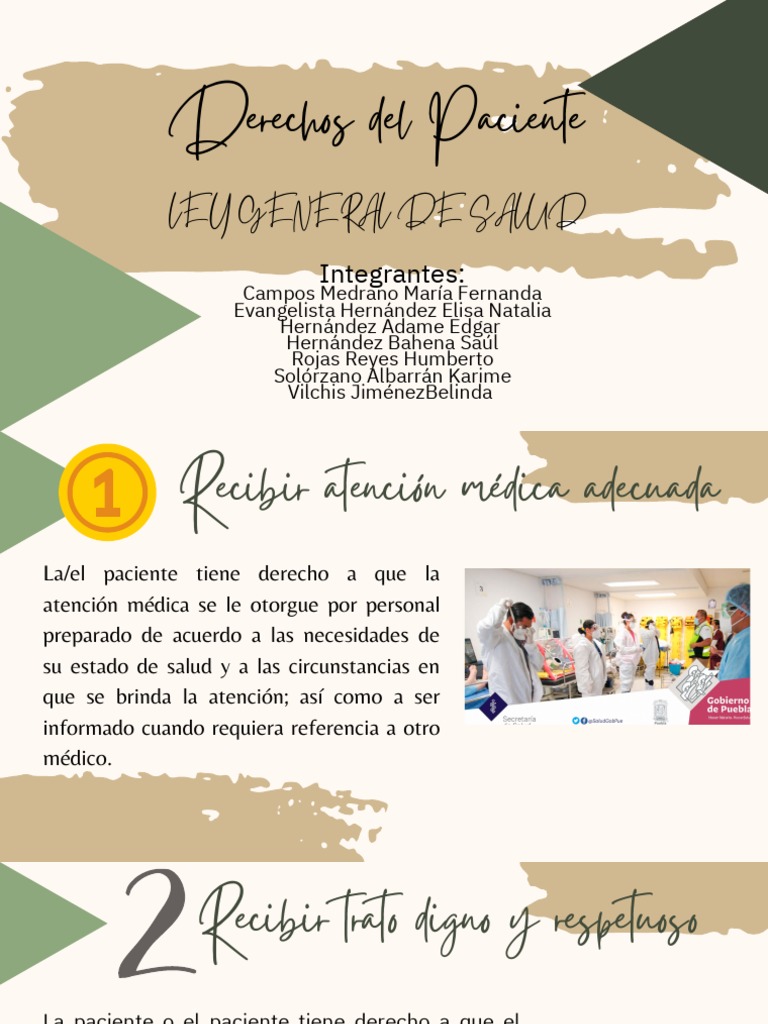 Derechos Del Paciente | PDF | Diagnostico medico | Medicina