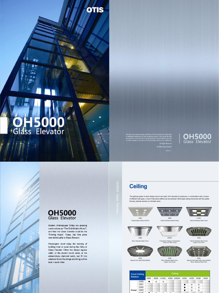 Otis-OH5000 Glass Elevator Brochure | PDF