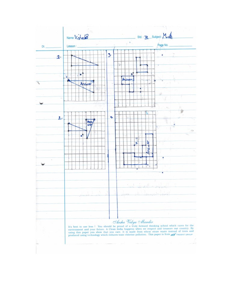 StdVI RollNo12 Vishal Math22 | PDF