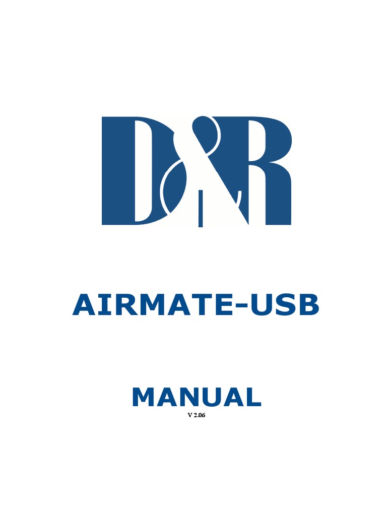 Airmate USB Manual 2.06 | PDF