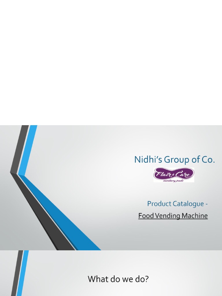 Snack Vending Machine - PDF Catalogue | PDF