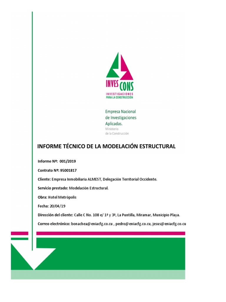 Informe Modelación Estructural - Mega-Definitivo | PDF