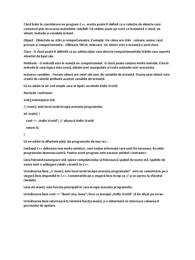 Sintaxa Unui Limbaj de Programare | PDF