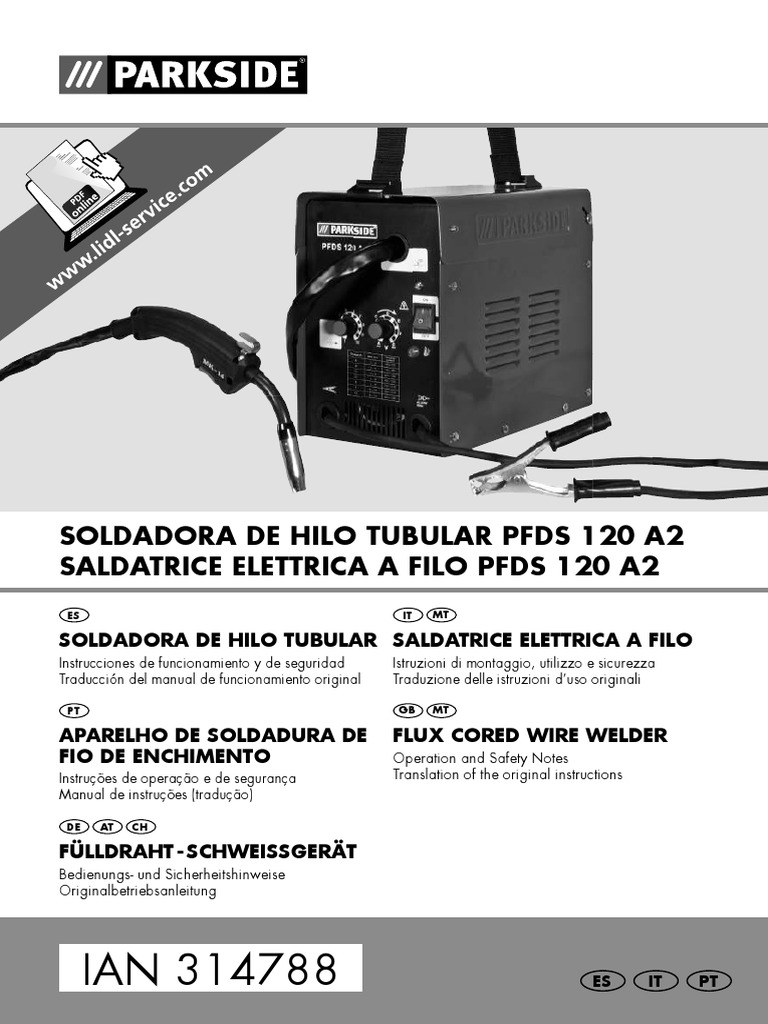 Parkside PFDS 120 A2 Welder | PDF