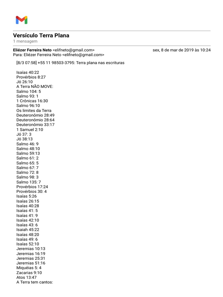 TP - Versículo Terra Plana | PDF | Josué | Literatura Antiga