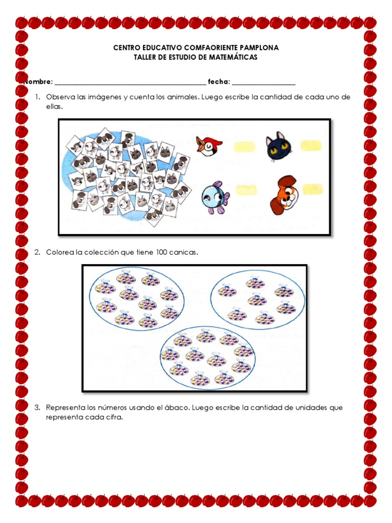 Taller de Repaso de Matematicas | PDF