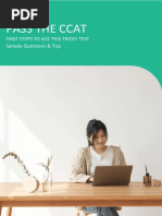 CDac CCAT Question Paper | PDF | Algorithms | Object Oriented Programming