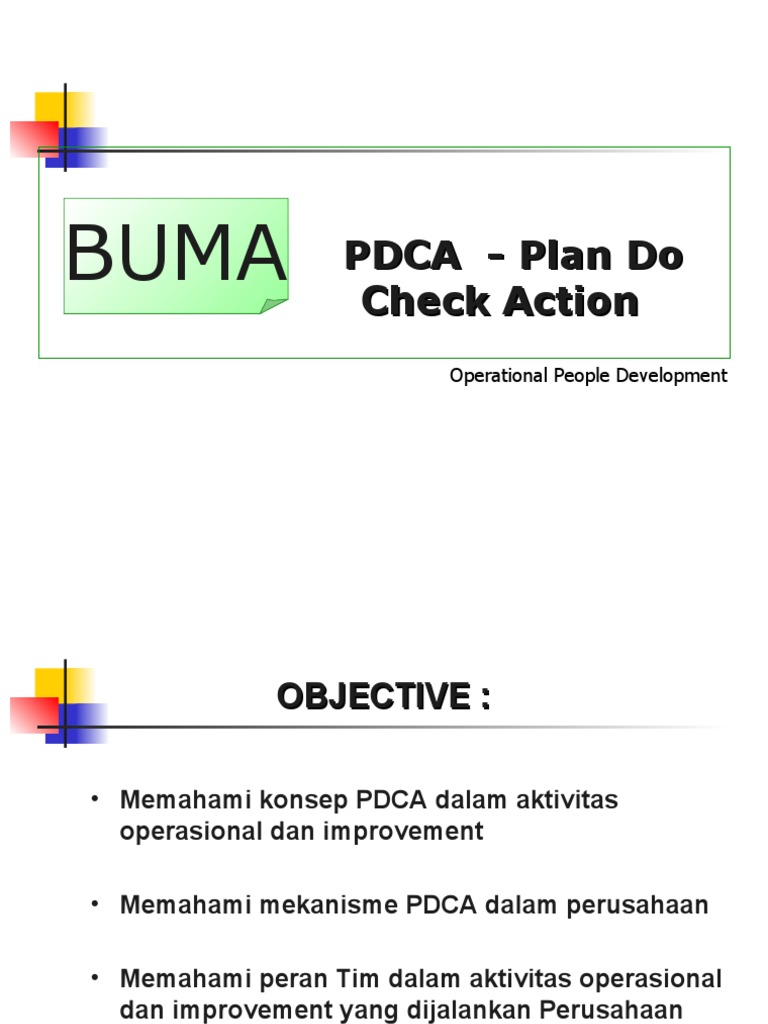 Dasar Pdca | PDF | Karier & Perkembangan | Teknologi & Rekayasa