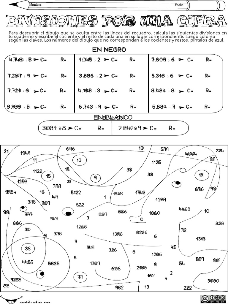 Division Entera 4 Cifras Entre 1 03 | PDF