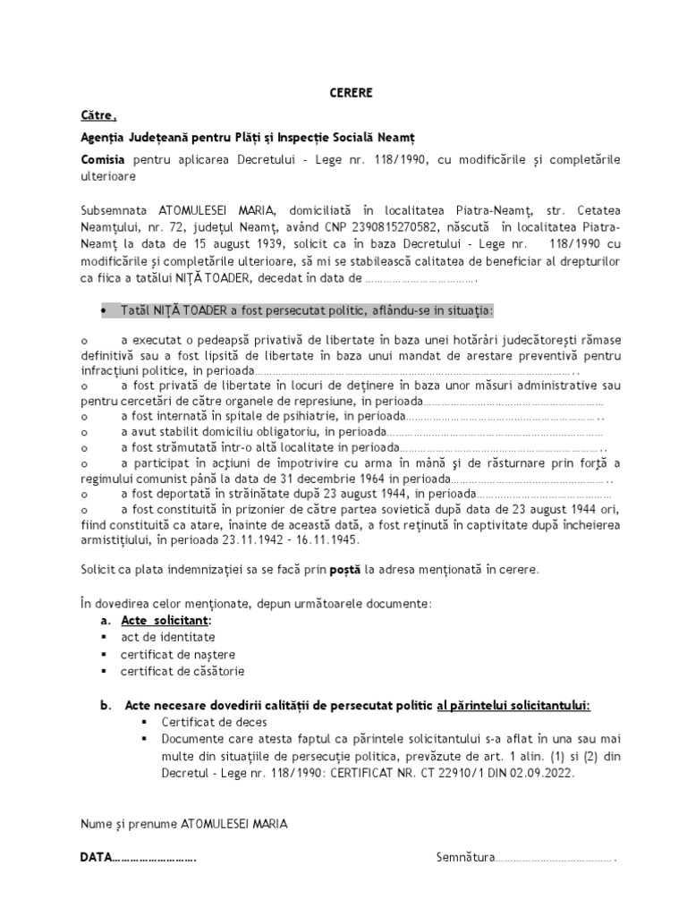 Model Cerere DL 118 - 1990 | PDF