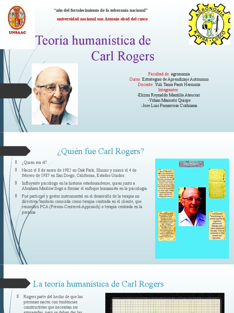 Teoría Humanística de So Carl Rogers | PDF