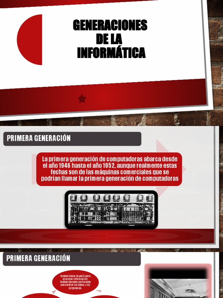 Generaciones de La Informática | PDF