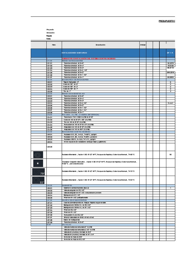 Presupuesto de IISS CAS MA05!08!22 | PDF | Tubería (transporte de fluidos) | Ingeniería de ...