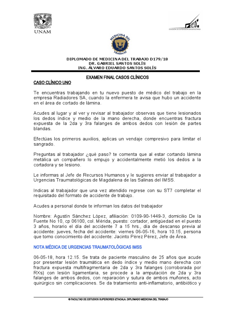 Casos Clinicos para D 178 18 | Descargar gratis PDF | Cemento | Medicina CLINICA