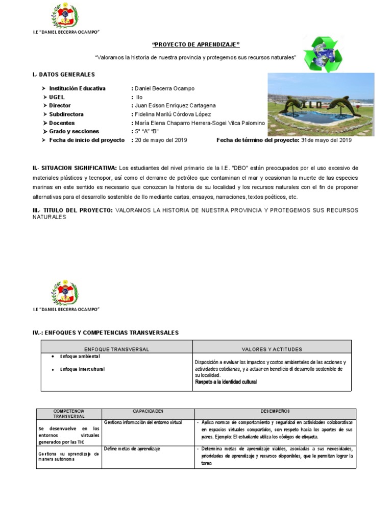 Proyecto Ilo | PDF | Multiplicación | Investigación cuantitativa
