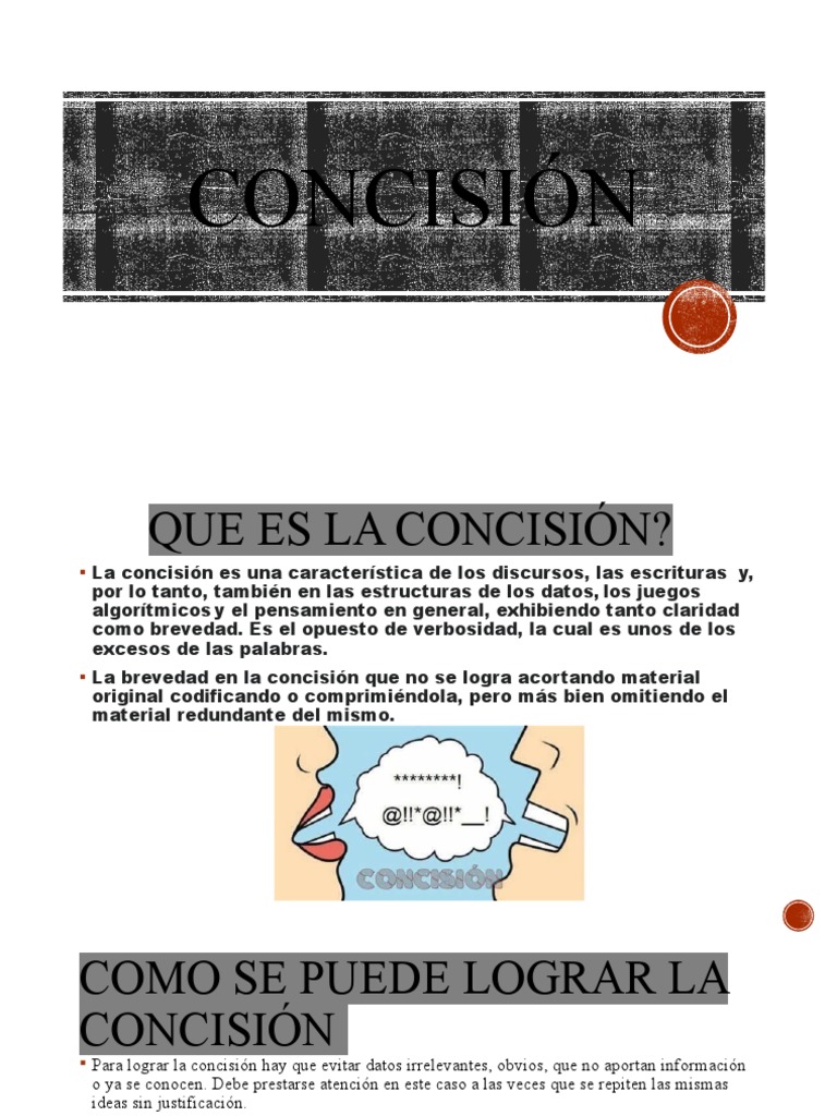 Concisión | PDF
