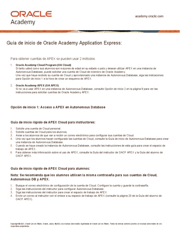 APEX Startup Guide Esp | PDF