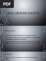 Dance Step Patterns & Timing Guide | PDF | Dances | Social Dance