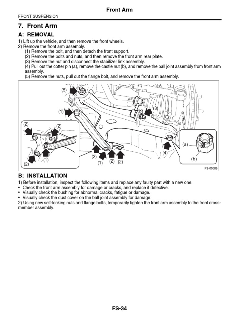 Subaru Outback Front Suspension Guide | PDF | Axle | Transport