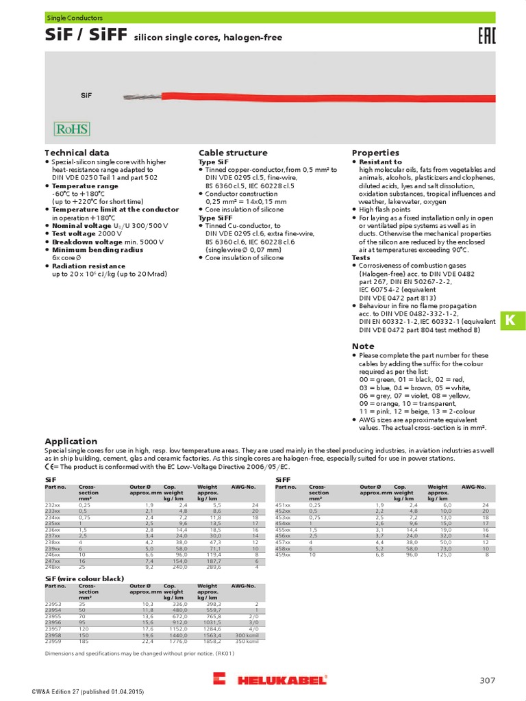 CW - Catalogue - Cables - and - Wires - A4 - en (Dragged) 5 | PDF ...