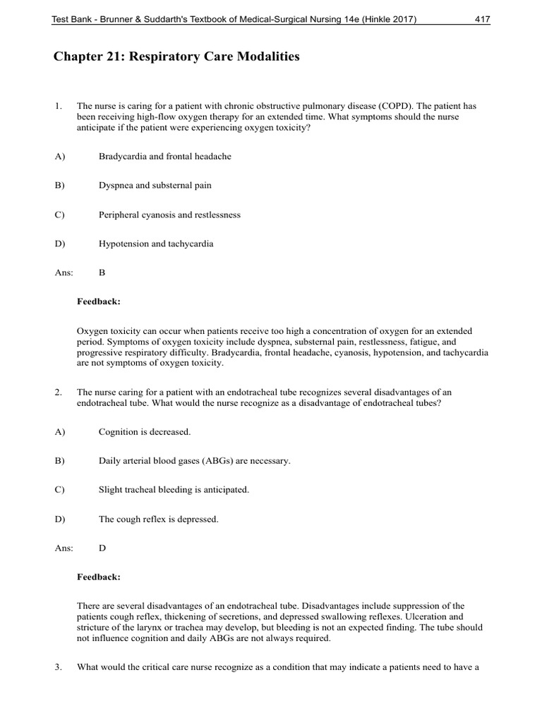 CH 21 | PDF | Breathing | Thorax