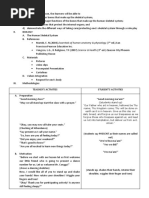 Detailed Lesson Plan Skeletal System | PDF | Bone | Anatomy