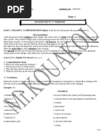 DEVOIR ANGLAIS N°1 6ème U2... | PDF