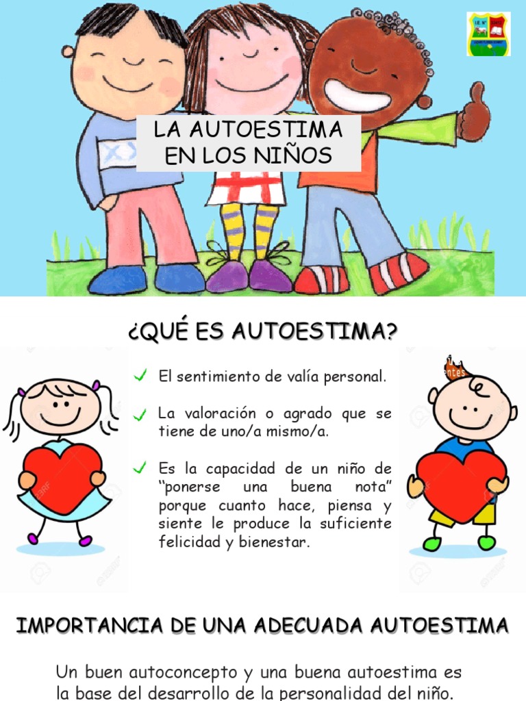 Autoestima en Los Niños | PDF | Crecimiento personal y profesional