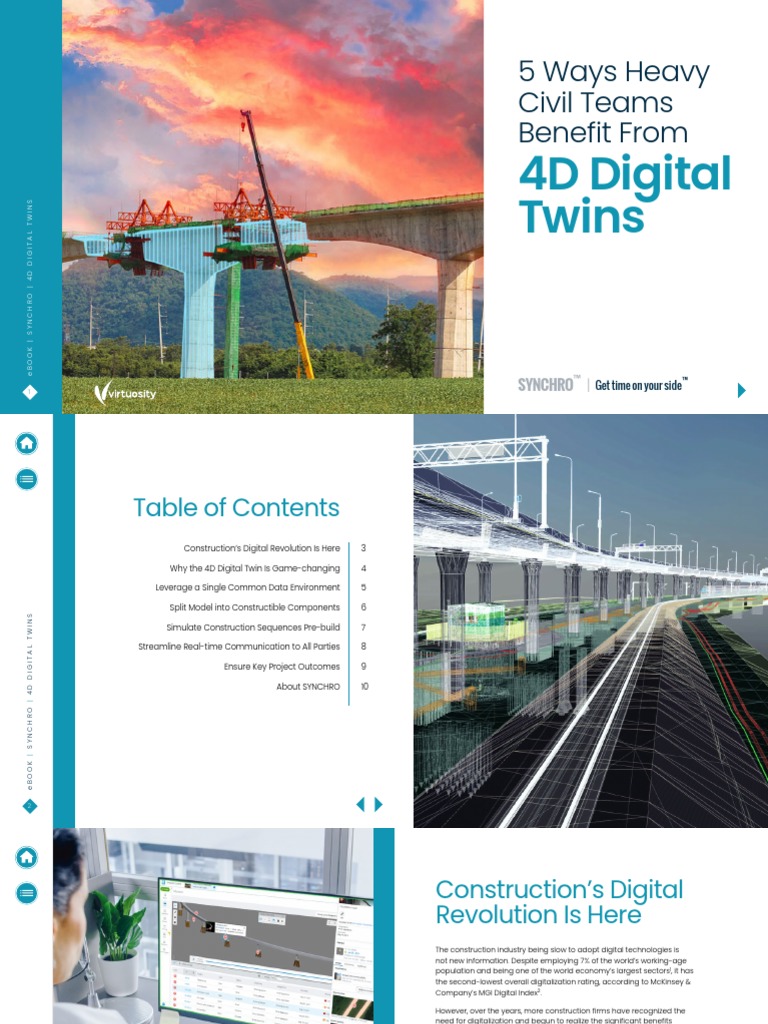 SYNCHRO - 4D Digital Twins - Ebook - SMB 2022 | PDF | Simulation ...