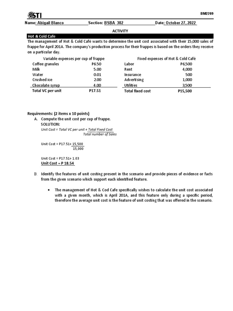 BLANCO 05 Activity 3 | PDF