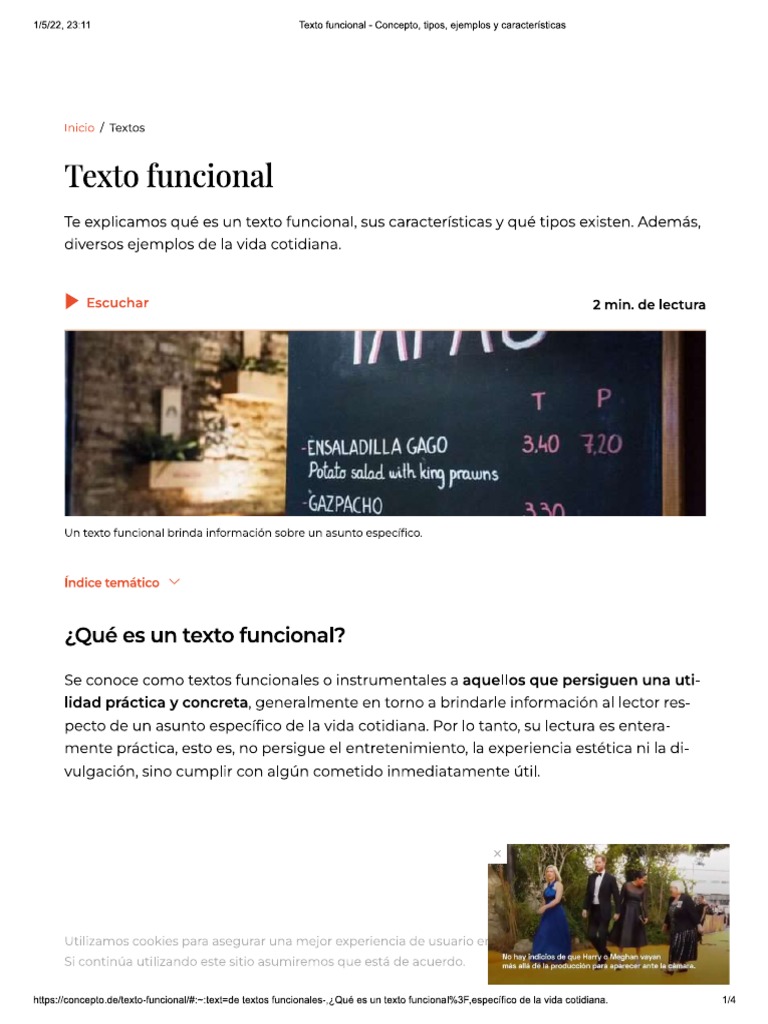 Ejemplo de Texto Funcional | PDF