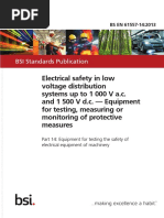 BS en IEC 61557-2 (2021) Insulation Resistance | PDF
