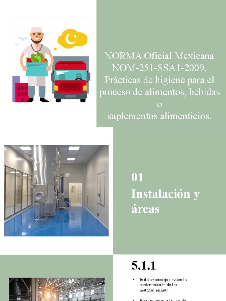 Nom 251.5 | PDF | Alimentos | Agua