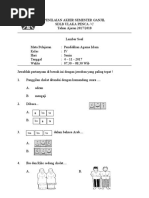 Contoh Soal PKN SLB Untuk Anak Berkebutuhan Khusus | PDF